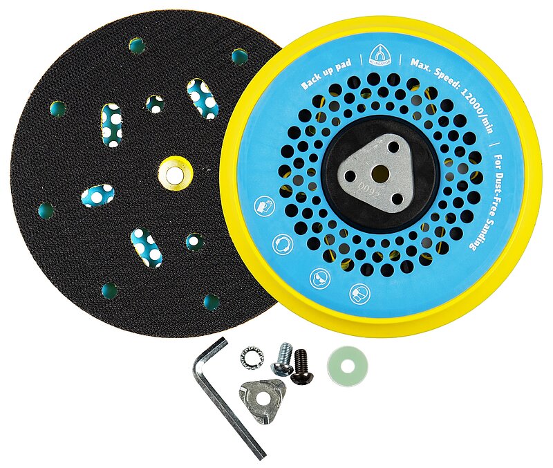 Klingspor - HST 545 Haftstützteller, 150 mm Soft Gewinde M8/5/16